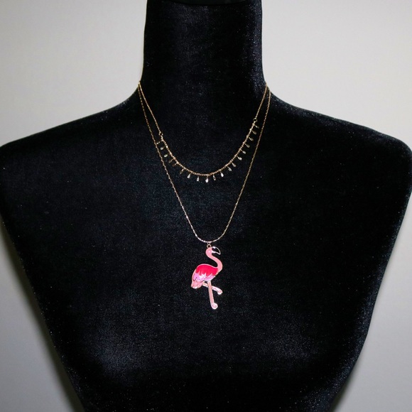 Jewelry | Flamingo Necklace | Poshmark